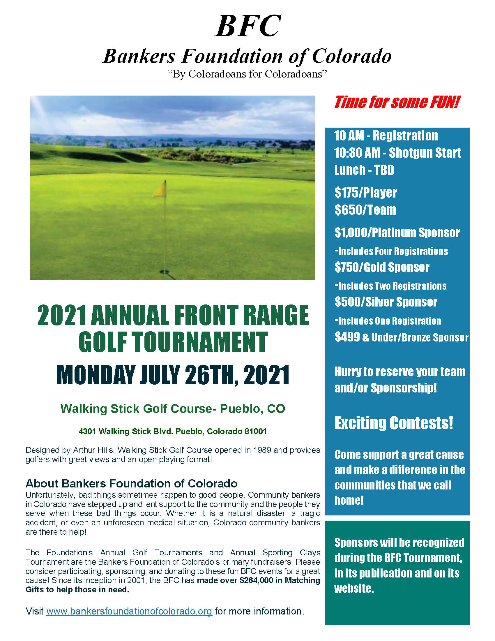 Bankers Foundation of Colorado | For Coloradans By Coloradans